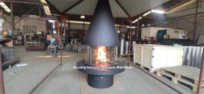 Indoor Decorative Ceiling Mounted Wood Burning Suspended and Rotating ...