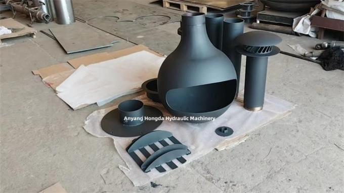 Indoor Orb Rotating Suspended Wood Burning Fireplace in Netherlands ...