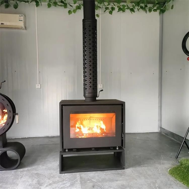 Indoor Decorative Freestanding Wood Burning Steel Stove For Heating