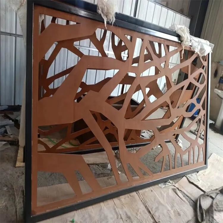 Customized Garden Laser Cut Metal Fence Board Corten Steel Decorative ...