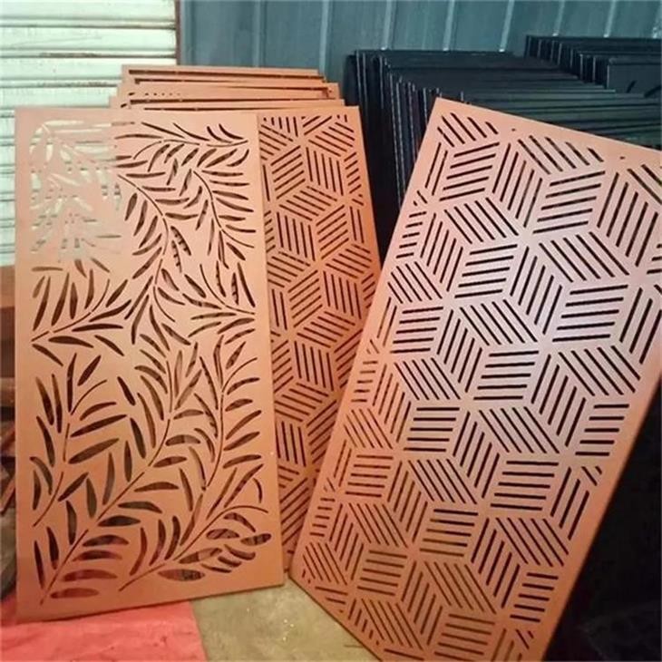 Customized Garden Laser Cut Metal Fence Board Corten Steel Decorative ...