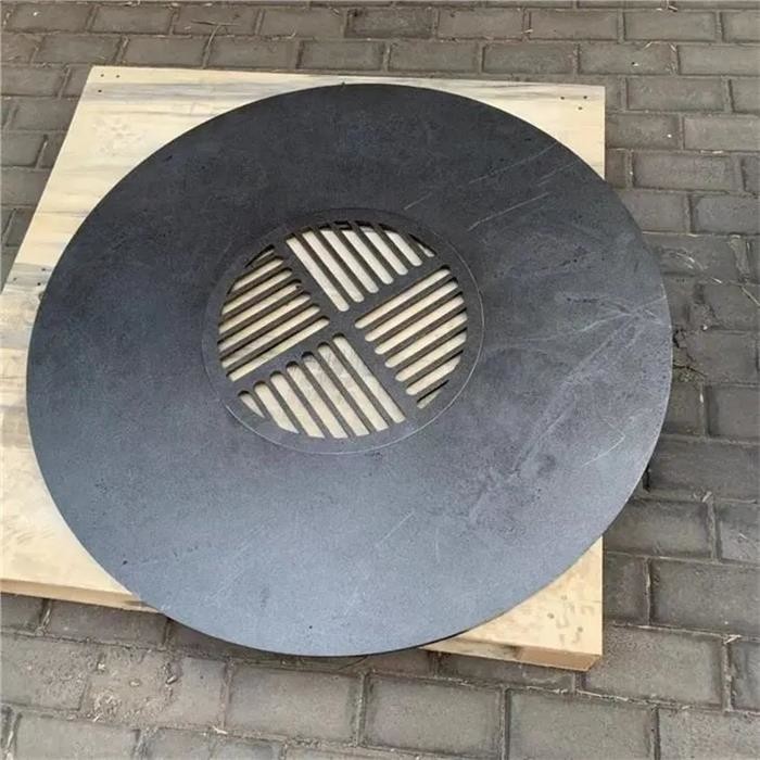 Outdoor Kitchen Cooking Corten Steel Bbq Brazier Fire Pit Smoker ...