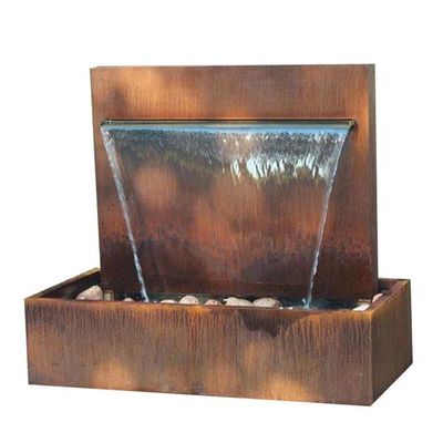 Buy rust corten steel waterfall blade cascade, Good quality rust corten ...